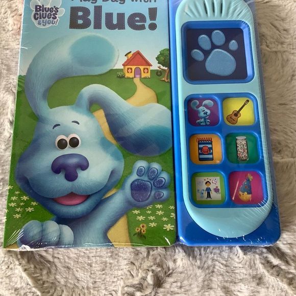 Blues Clues | Toys | Blues Clues Playday With Blue Interactive Book ...